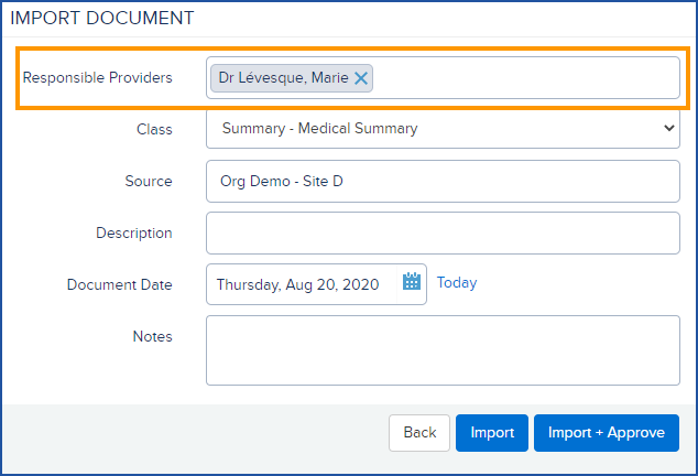 Importing a Patient File From an External Communication
