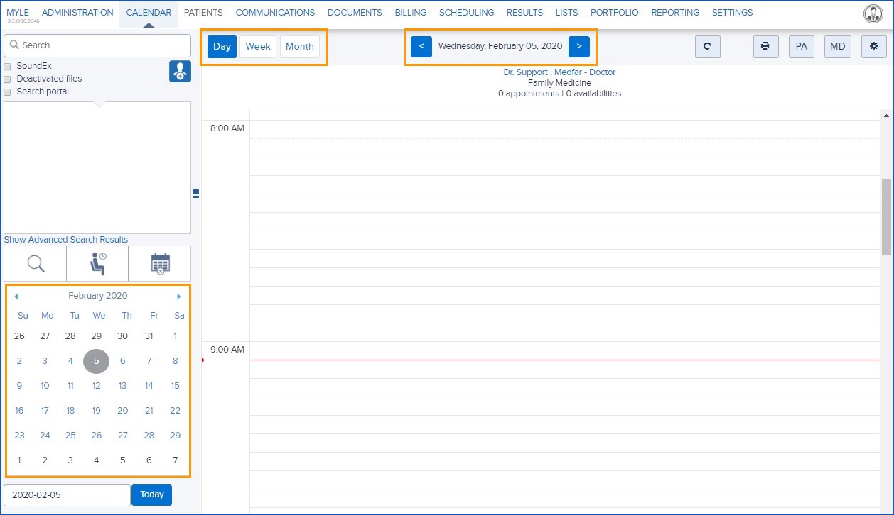 Managing an Appointment From the Calendar