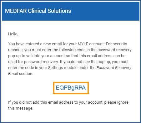 Logging into MYLE for the First Time