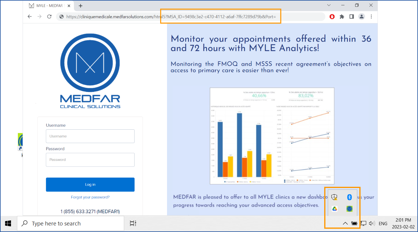Installing the MSA Program on a Workstation to Access the DSQ